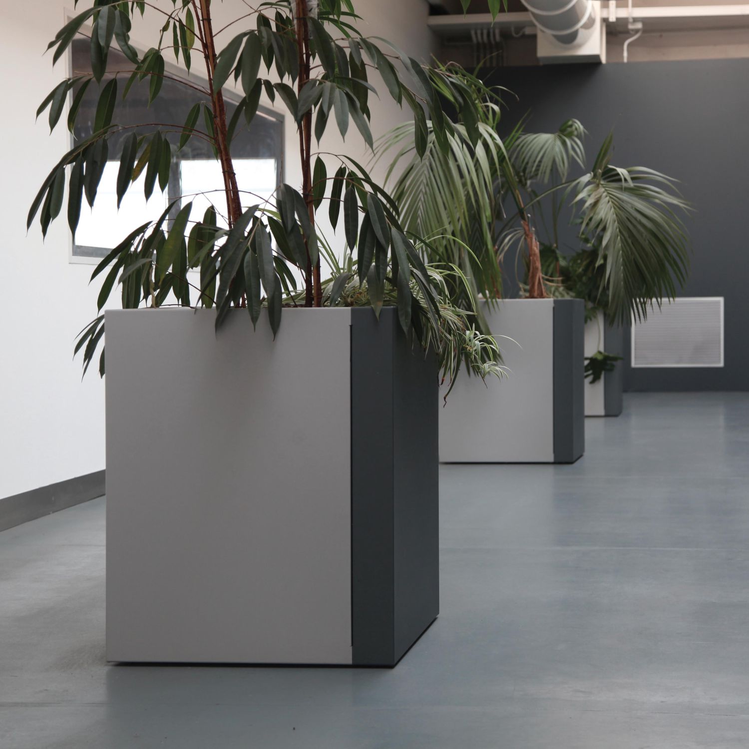 Stainless steel planter - DUO - CITY DESIGN - COR-TEN® steel / thermo ...