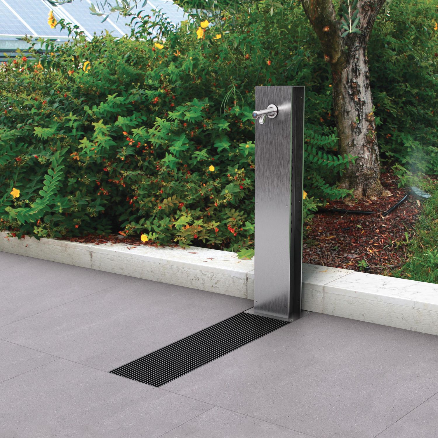 Outdoor drinking fountain - FONTIS - CITY DESIGN - stainless steel ...