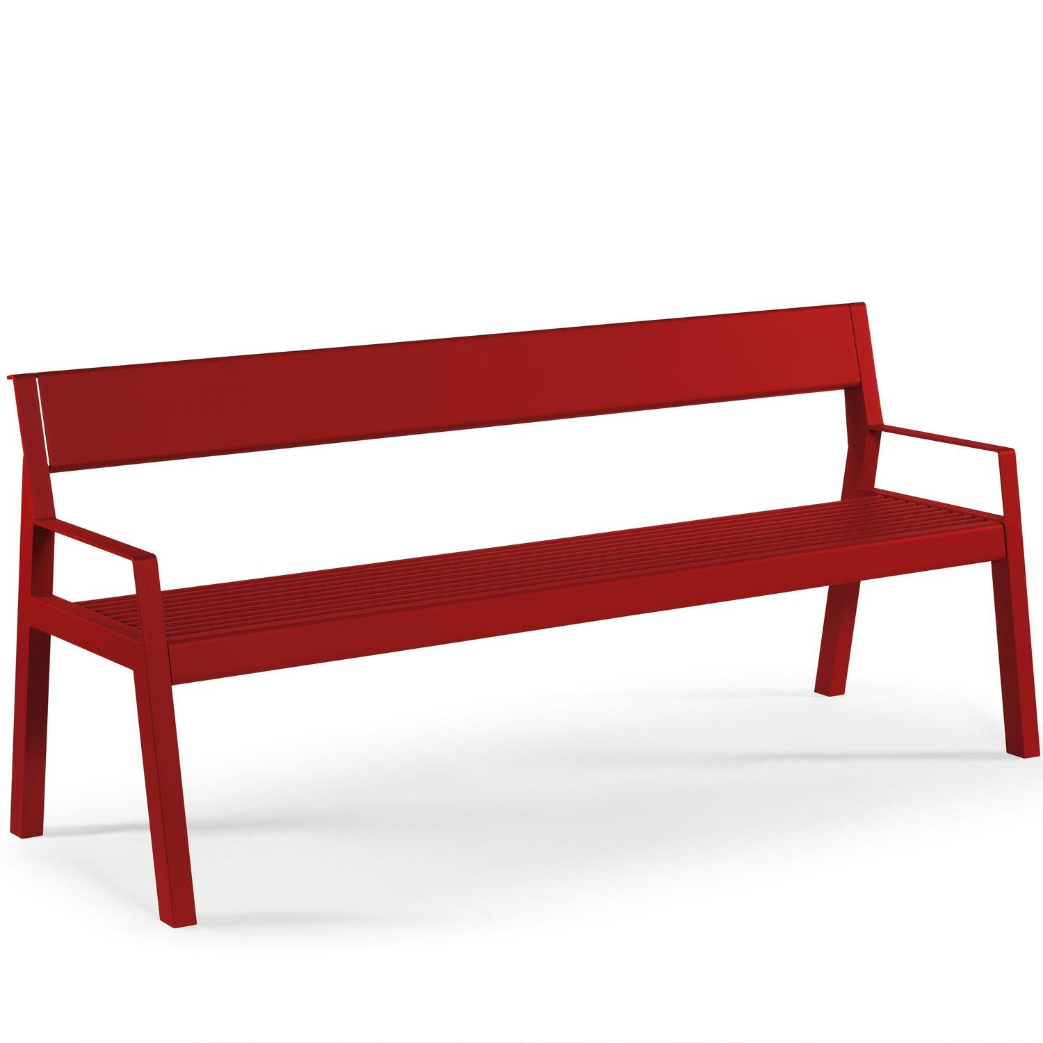 Contemporary public bench - CASTEO M - CITY DESIGN - galvanized steel ...