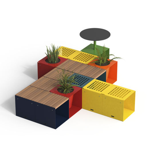 Outdoor multifunctional structure - CUBIK - CITY DESIGN - indoor ...