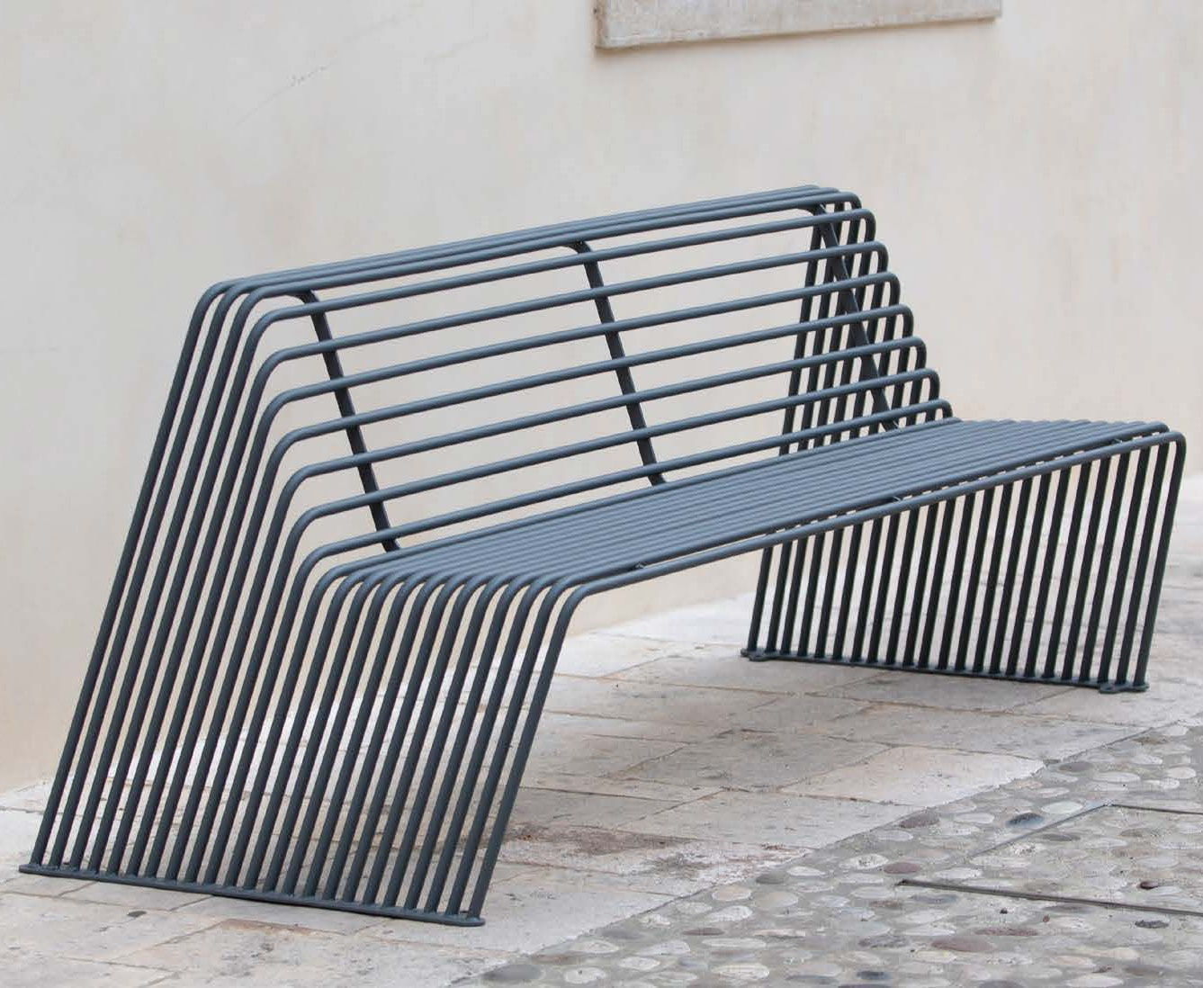 Contemporary public bench - OBLIQUE/OBLIQUE P - CITY DESIGN ...