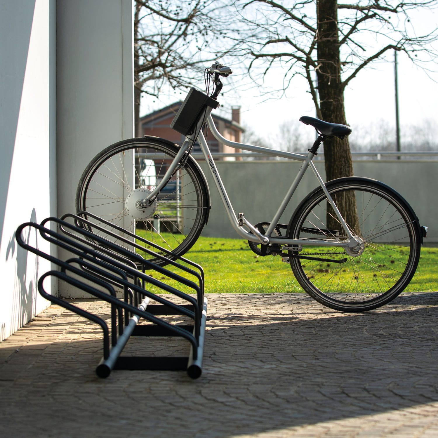 Floor-mounted bike rack - FERRARA - CITY DESIGN - galvanised steel ...