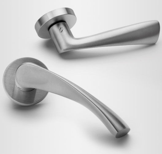 Door handle - FLESSA - COLOMBO DESIGN - brass / contemporary