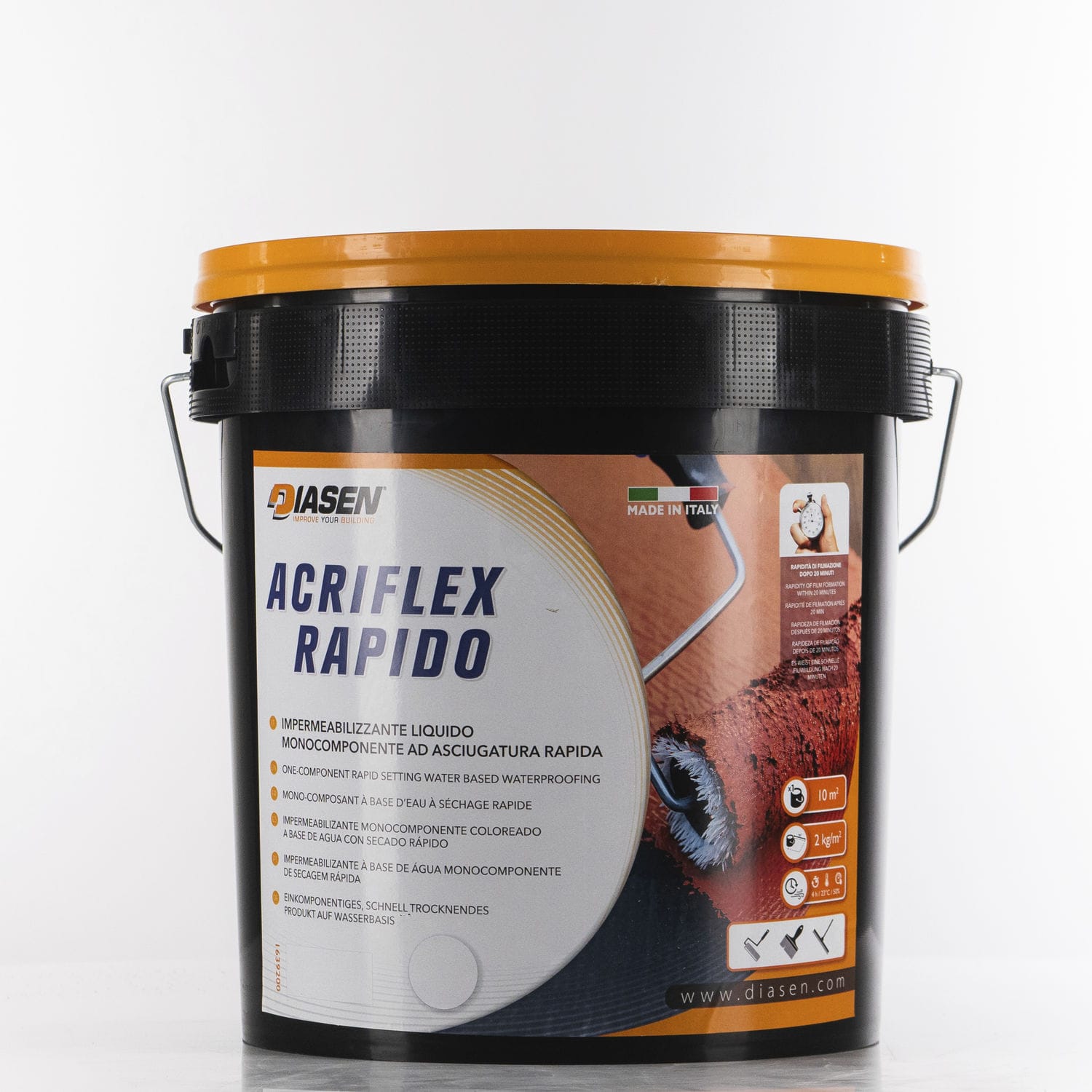 Protection liquid waterproofing - Acriflex Rapido - DIASEN - for roof ...