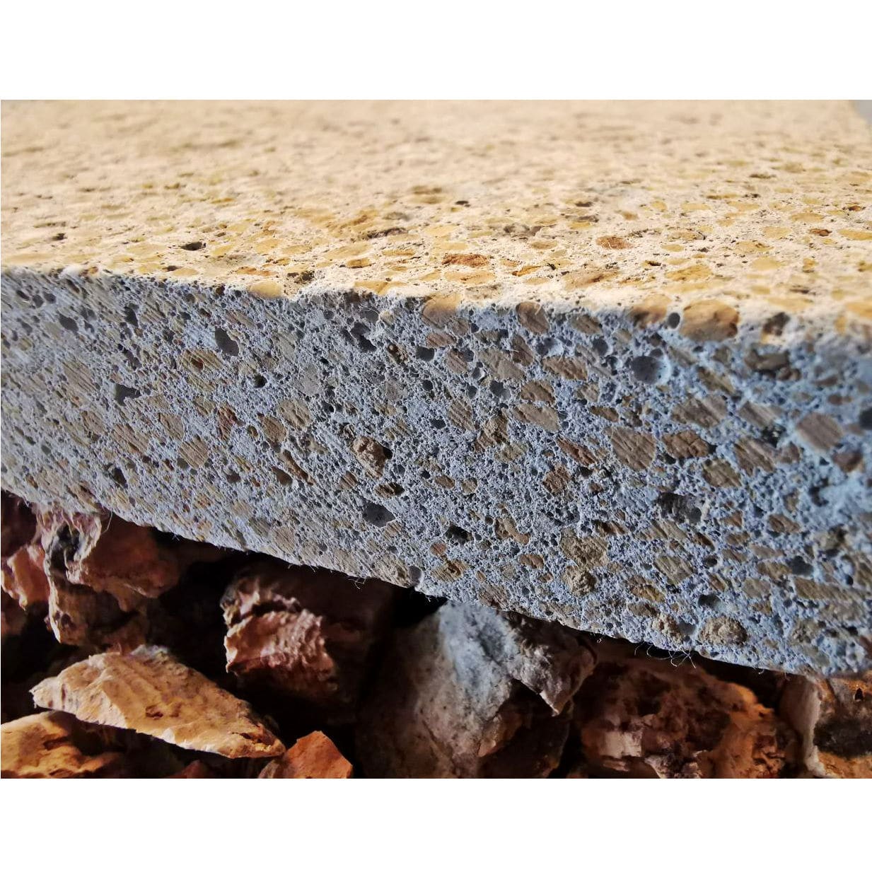 Light screed - Thermostep.047 - DIASEN - insulating / cork / clay