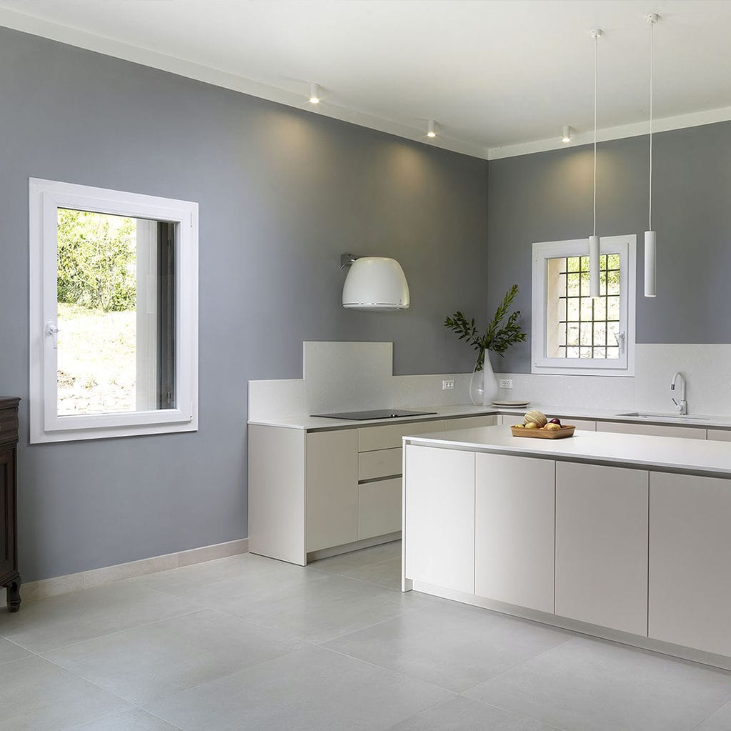 Aluminium window - DIQUIGIOVANNI - PVC / casement / tilt-and-turn