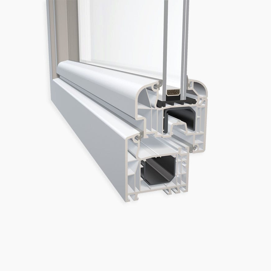 Galvanised steel window profile - DQG 70 - DIQUIGIOVANNI - acoustic ...