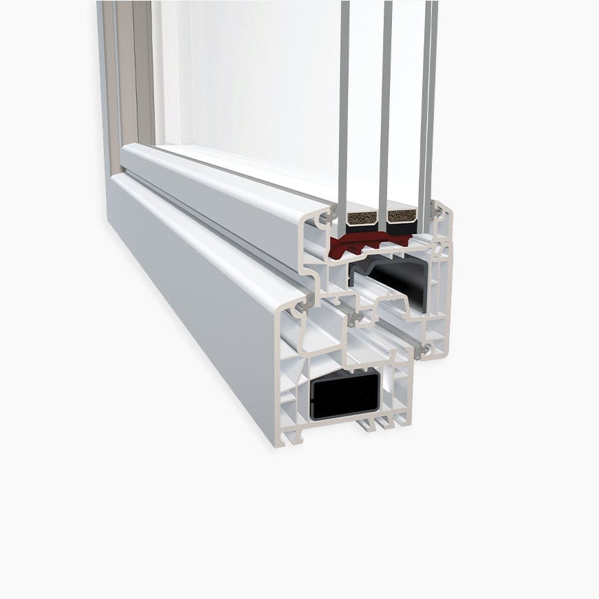 Galvanized steel window profile - DQG 70 EVO PLUS - DIQUIGIOVANNI ...