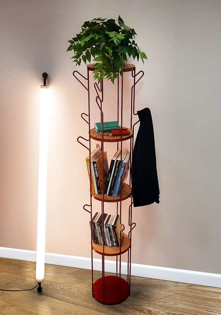Free-standing bookcase - ALBERO - PALLUCCO - original design ...