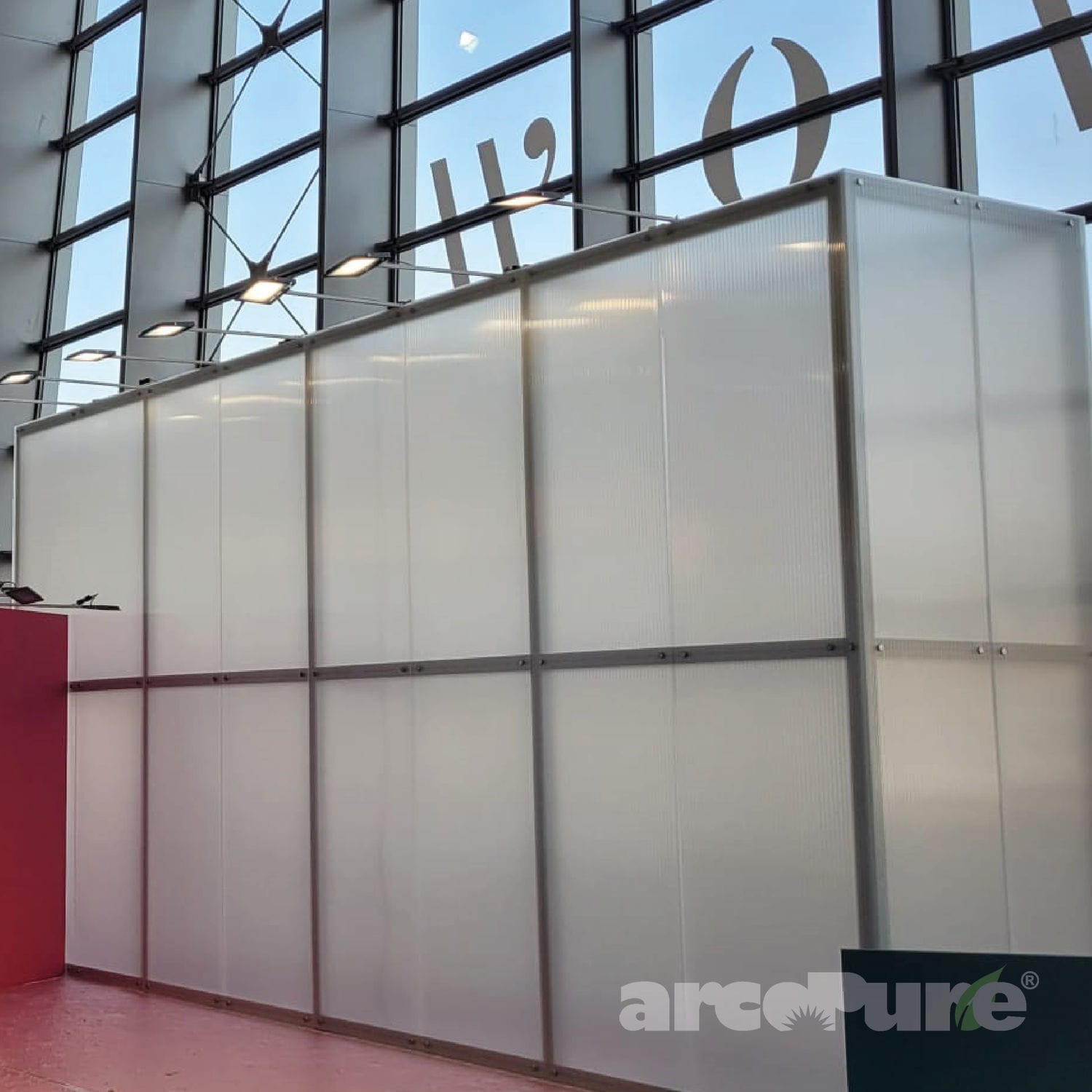 Flat polycarbonate panel - GreenPoli - DOTT GALLINA - for curtain wall ...