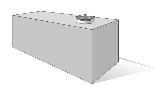 Grey water storage tank - SM - EURO MEC - concrete