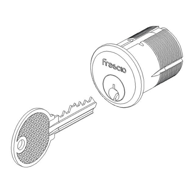 Mechanical lock - CYLINDER - FRASCIO - door / 1 point / commercial