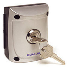 Home automation system switch - QUICK 1 - GENIUS - key lock / surface ...