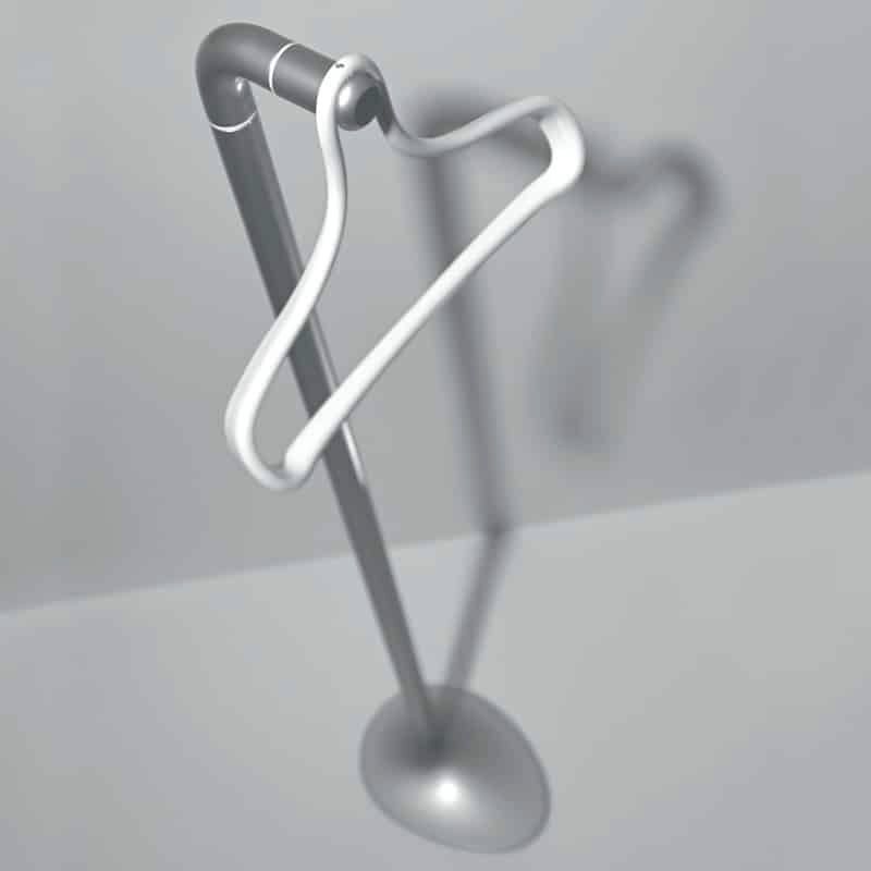 Floor-mounted valet stand - CC00361/4 - GRUPPO CONFALONIERI - steel ...