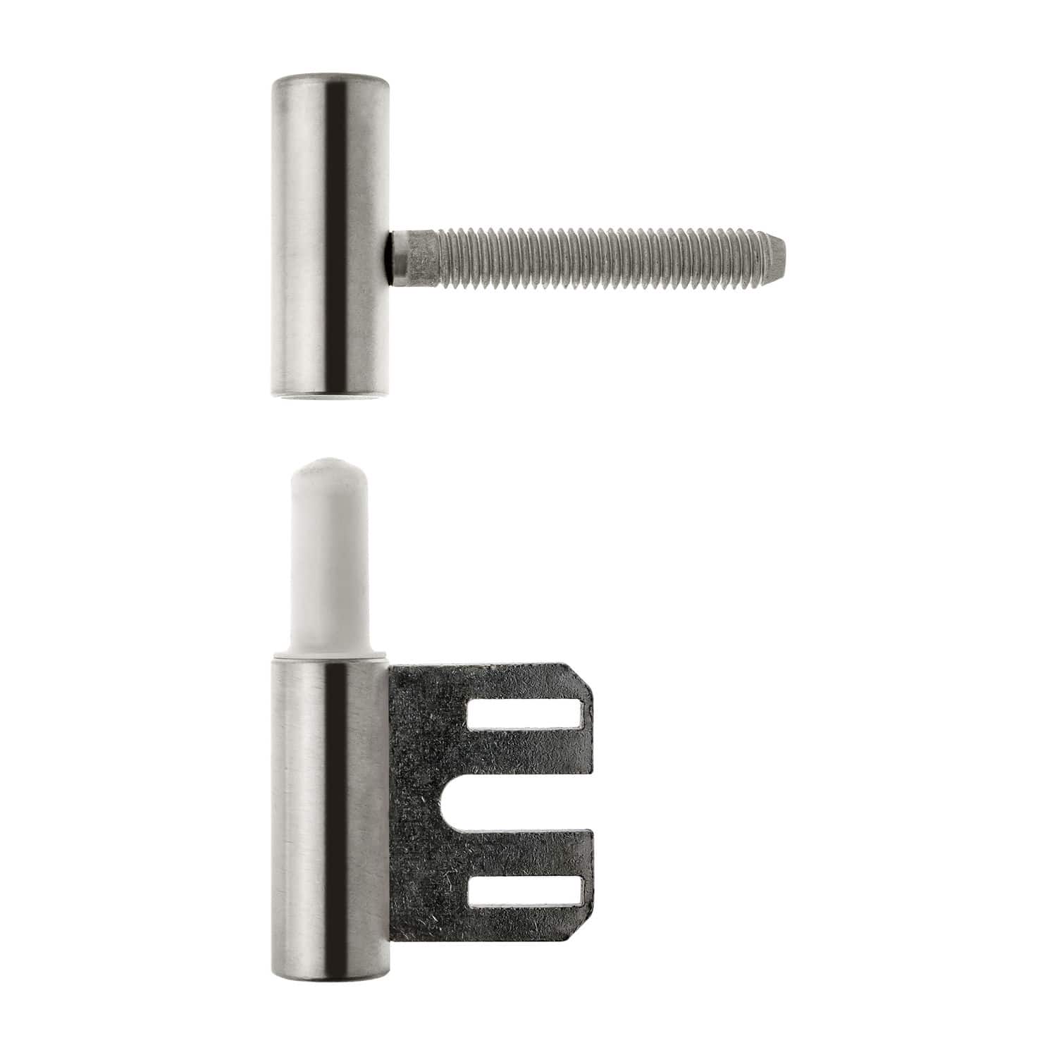 Door hinge - 102 Ø15 - OTLAV - nickel-plated / traditional