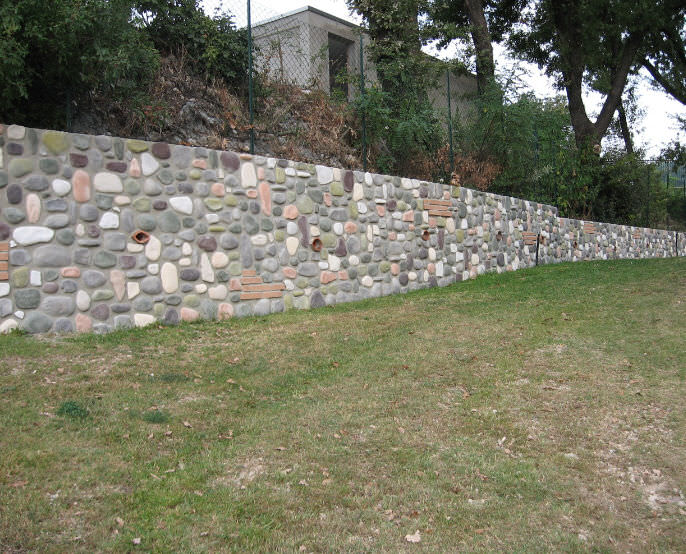 Stone wall cladding panel - RIO MISTO - RASTONE - exterior