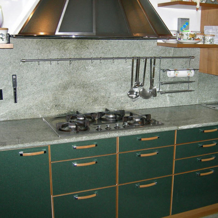 Natural stone countertop - VERDE SPLUGA - GRANITI CONRAD - kitchen ...