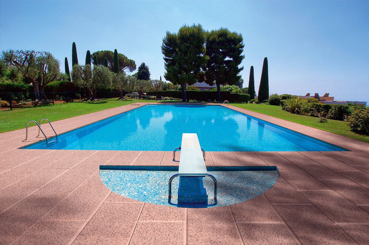 Concrete tile - CANOVA - FAVARO1 - sandblasted / poolside / floor