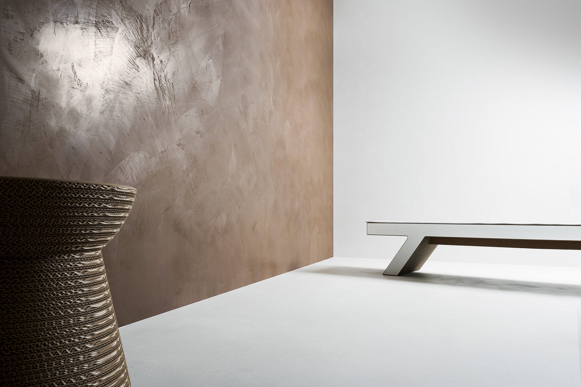 Resin wall-covering - MATERIKO - FAVARO1 - smooth / concrete look / home