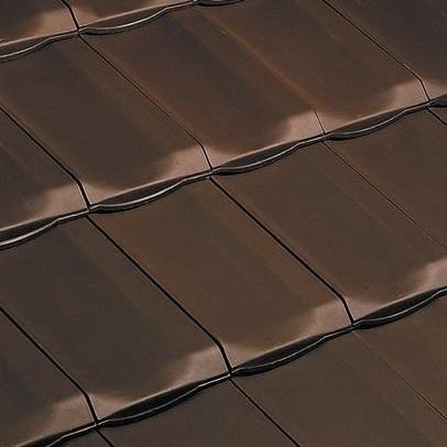 Interlocking roof tile - H 10 - EDILIANS - large / clay / red