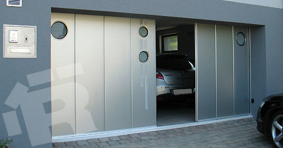 Sliding sectional garage door - SSD - RYTERNA GROUP UAB - metal ...