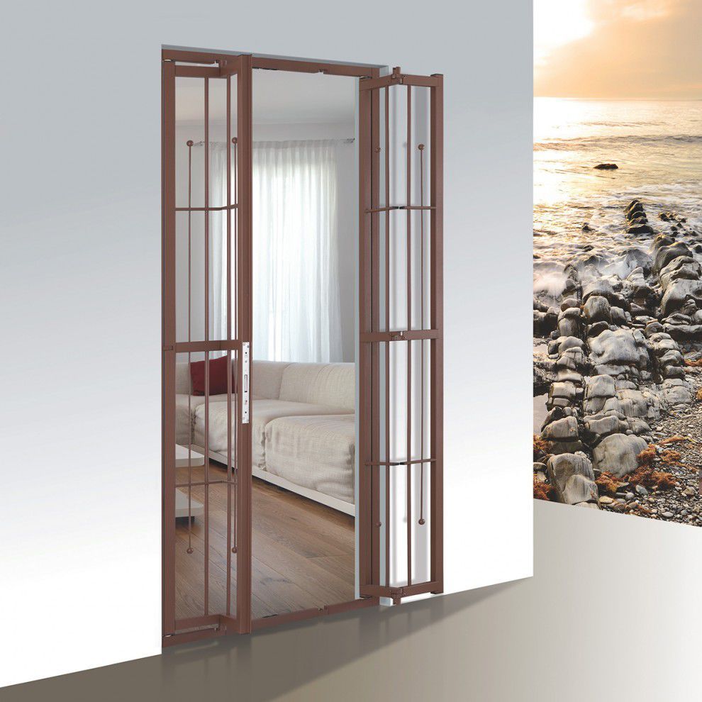 Door security grille - PINS - STEEL PROJECT - stainless steel