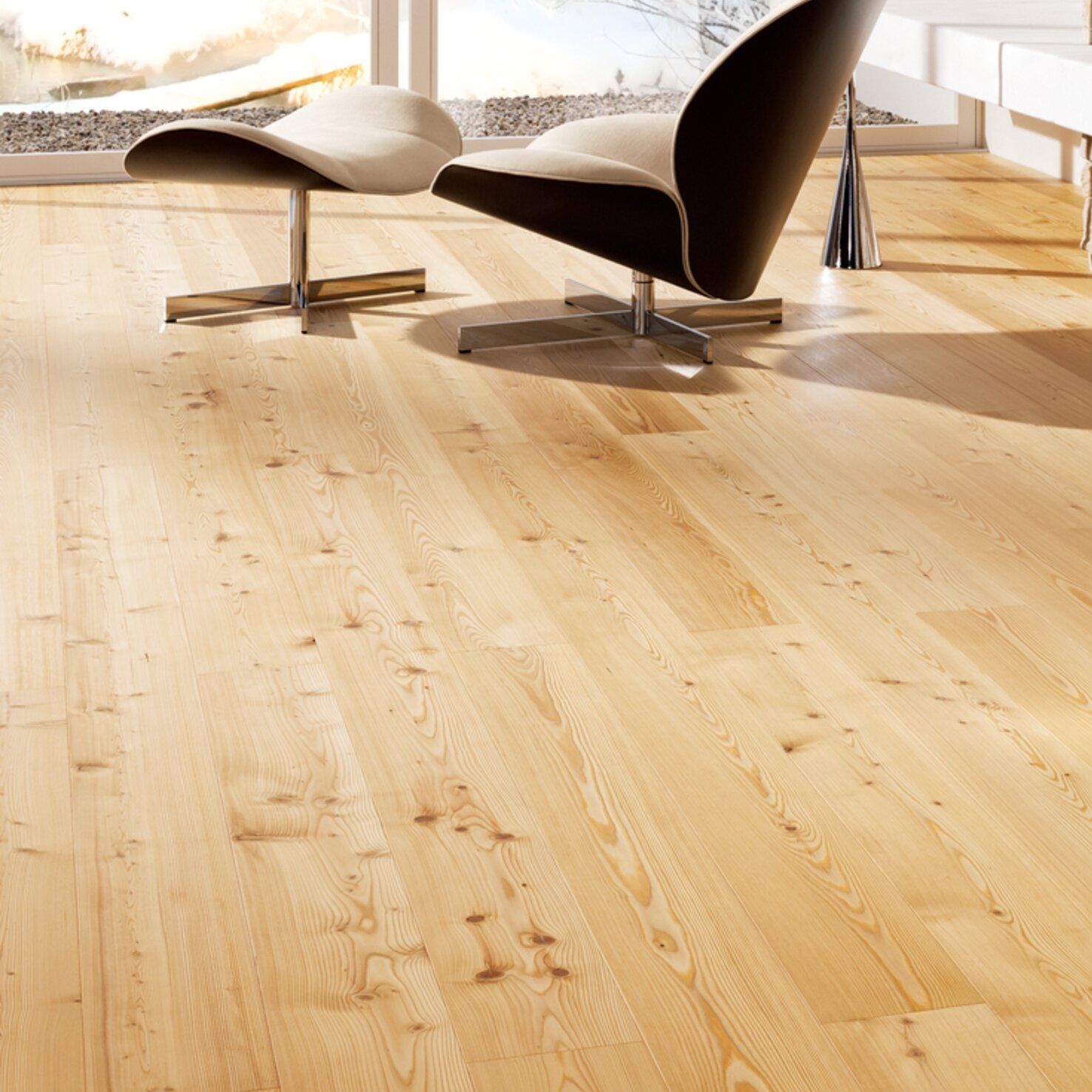 Engineered parquet floor - L1795 - tilo GmbH - larch / oiled / brushed