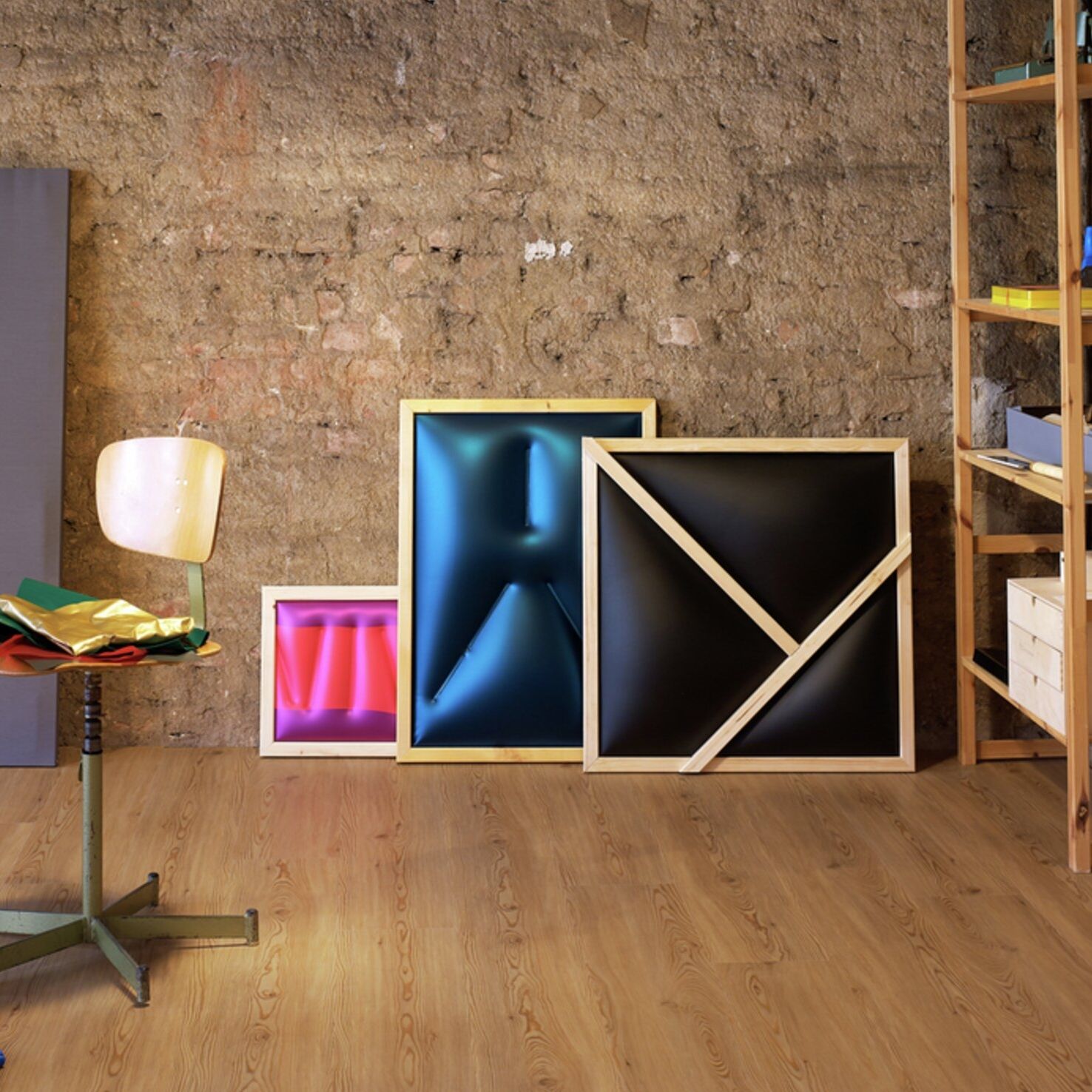 Larch parquet floor - V1089 - tilo GmbH - engineered / vinyl / brushed