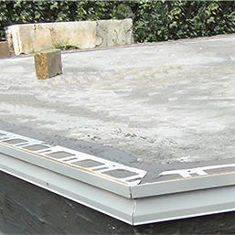 Pre-coated aluminum roof gutter - AQUASCUD LINE - VOLTECO - rectangular
