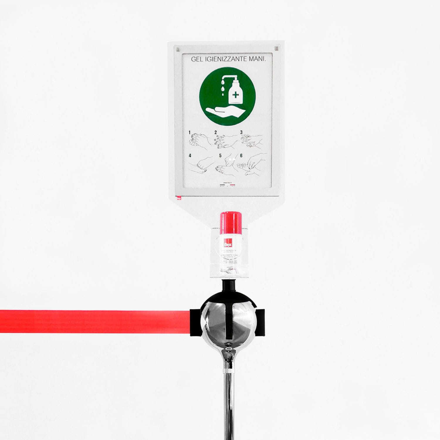 Guidance barrier with retractable strap - SPRAY DISPENSER - TENDIFLEX ...