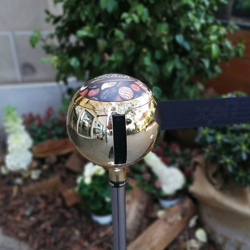 Guidance barrier with retractable strap - "DILETTA" TENDIFLEX® SPHERE ...