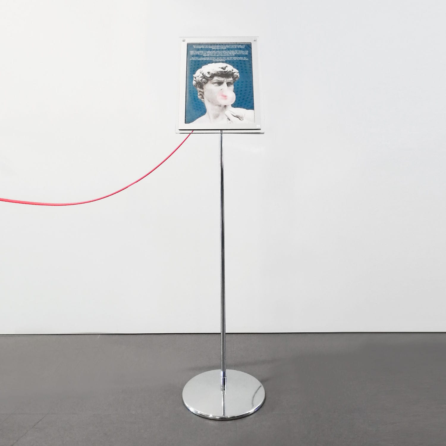 Indoor display panel - SIGN_POST - Flex - advertising / aluminum