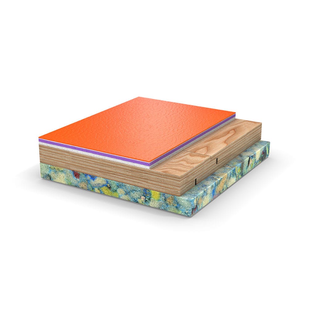 Indoor sports flooring - M COMBI - MONDO - polyurethane / vinyl / for ...