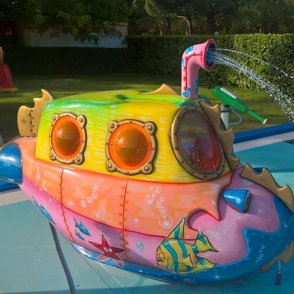 Above-ground pool pool fountain - SUBMARINE - TECNOPISCINE INTERNATIONAL