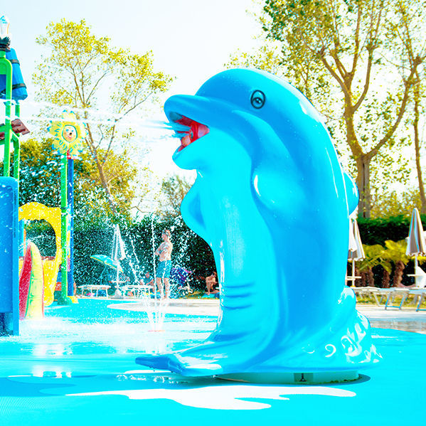 Above-ground pool pool fountain - DOLPHIN - TECNOPISCINE INTERNATIONAL