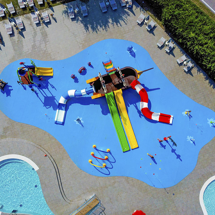 Water park water play feature - SPRAY PARK - TECNOPISCINE INTERNATIONAL