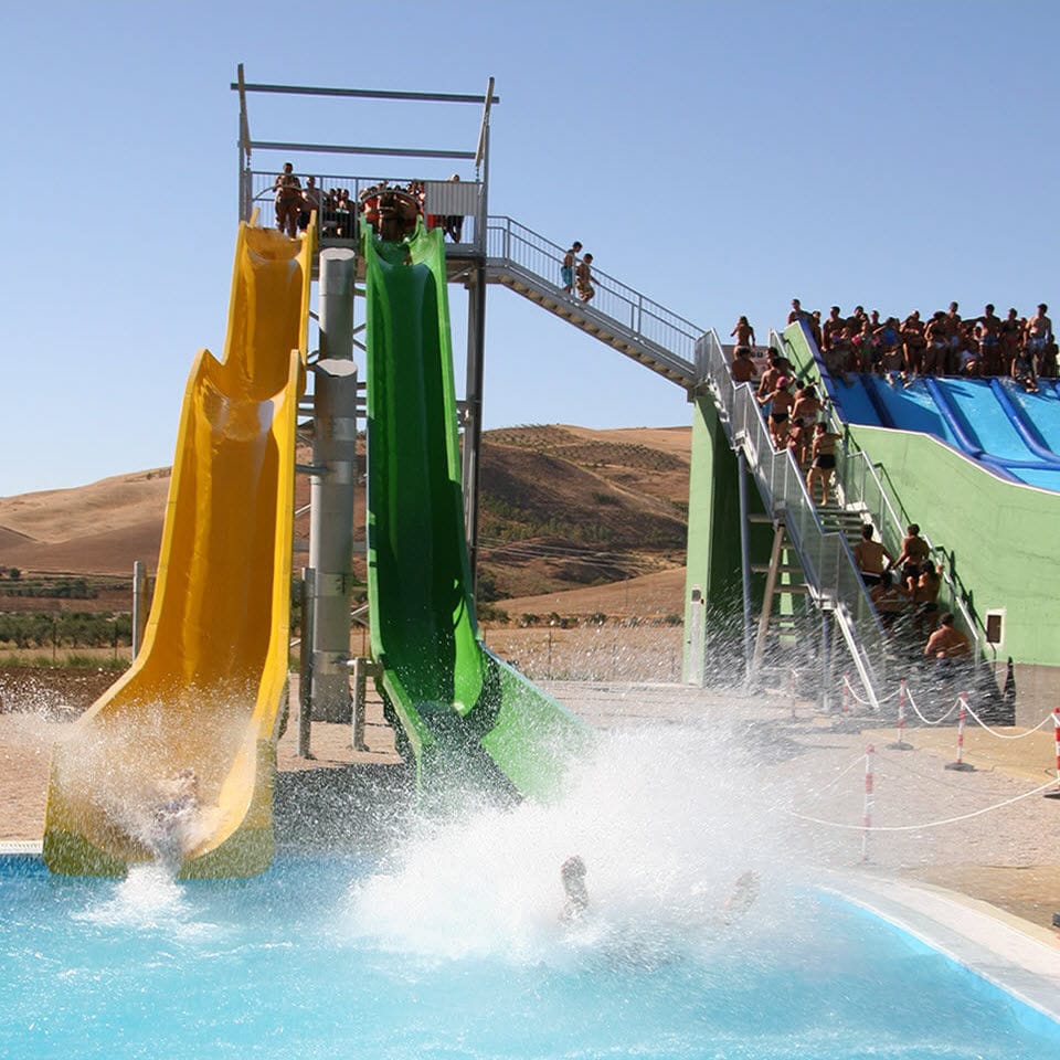 Upright slide - KAMIKAZE - TECNOPISCINE INTERNATIONAL - for water parks ...