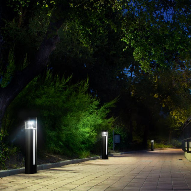 Garden bollard light - KARO - GROUPE RAGNI - urban / contemporary ...