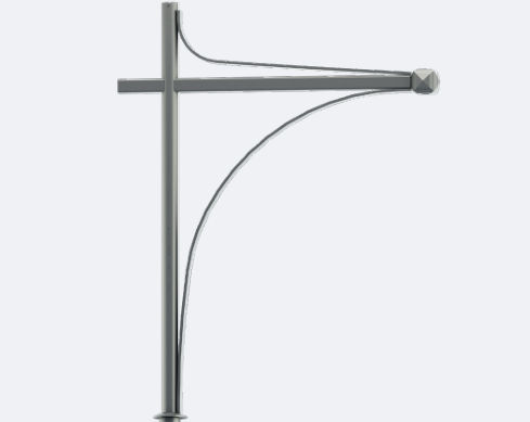 Steel lamp post arm - AVONNAISE - GROUPE RAGNI
