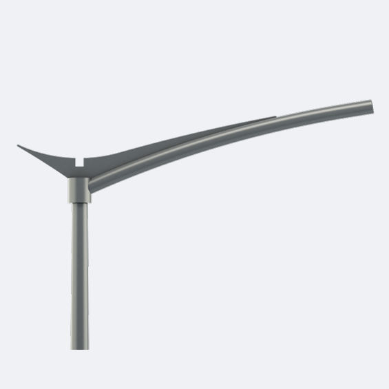 Galvanised steel lamp post arm - ARCTIA - GROUPE RAGNI