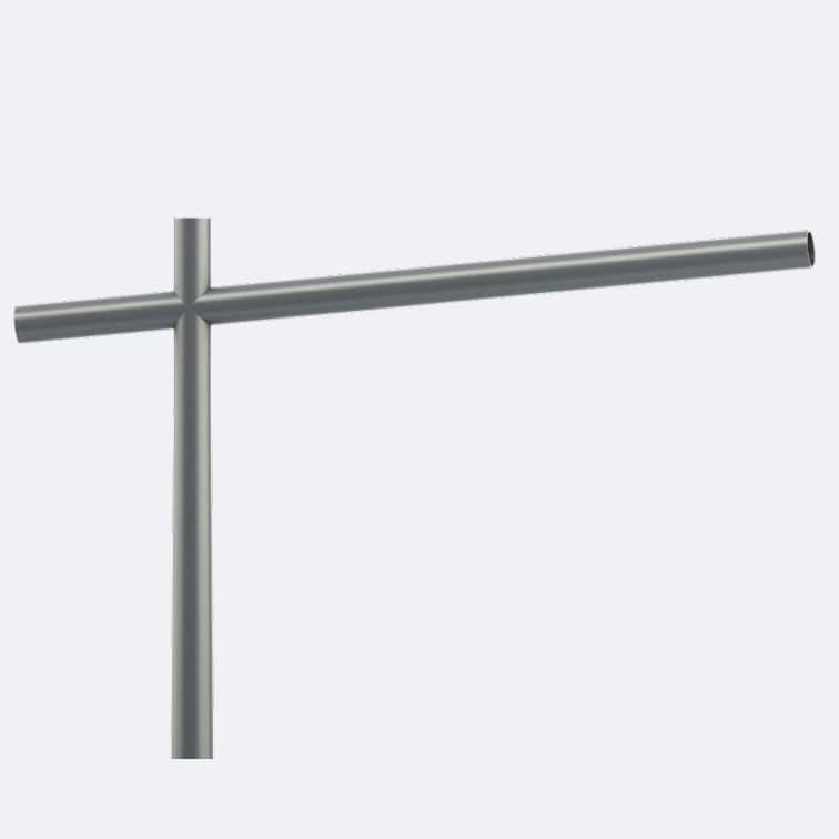 Galvanised steel lamp post arm - STERIA - GROUPE RAGNI