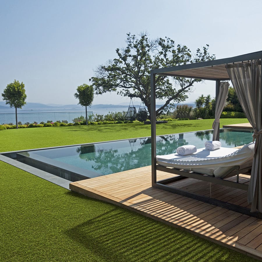 Artificial grass - YUCCA - LANO N.V. - tile / for garden / for ...