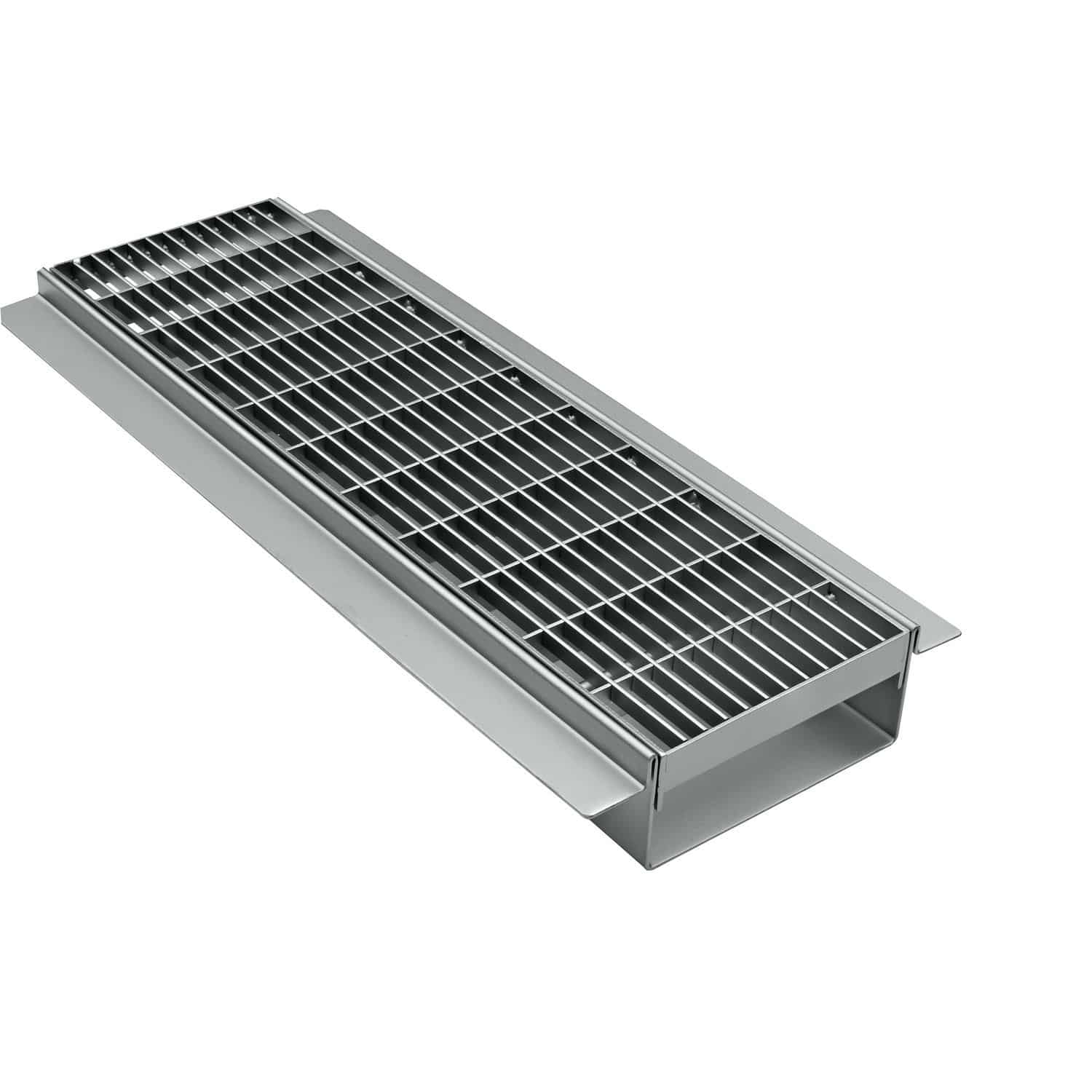 Drainage channel with grating - CB.150 - OFFICINA MECCANICA LEONI s.r.l ...