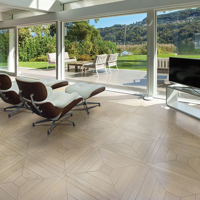 Birch laminate flooring - Lausanne - BERTI PAVIMENTI LEGNO - bleached ...