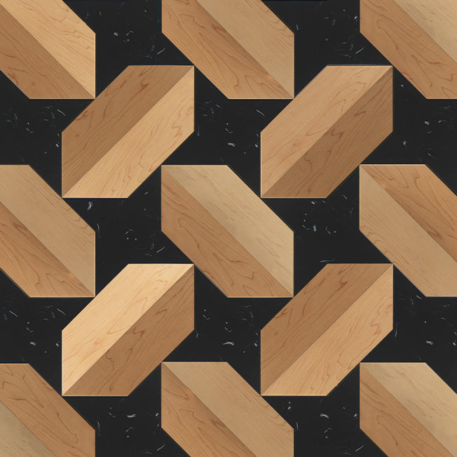 Engineered parquet floor - Star - BERTI PAVIMENTI LEGNO - maple ...