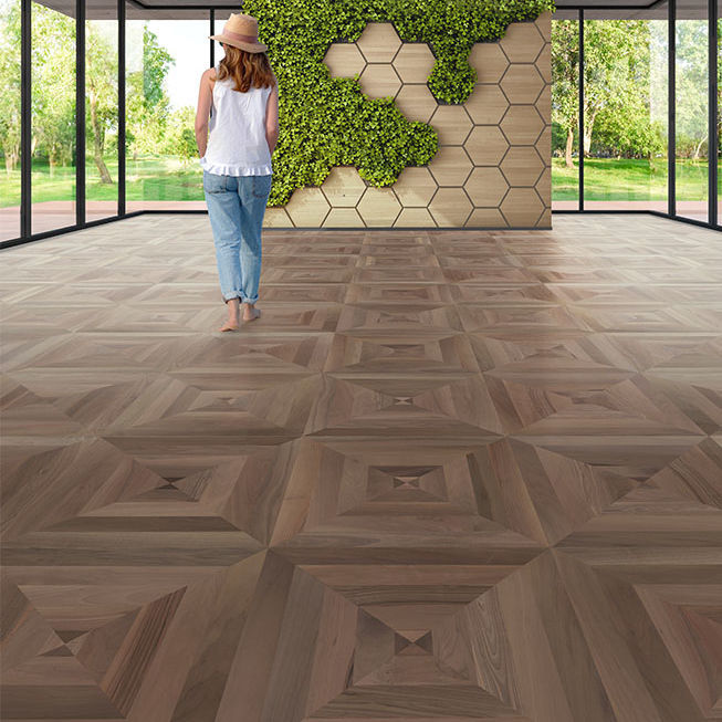 Engineered parquet floor - Manin - BERTI PAVIMENTI LEGNO - walnut ...