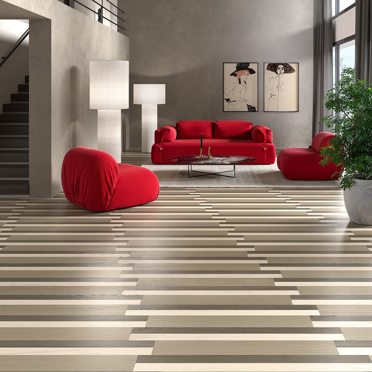 Suitable for walls flooring - D-PLANK GREY WASH - BERTI PAVIMENTI LEGNO ...