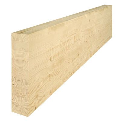 Glue-laminated wood baulk - HOLZWERK GEBR.SCHNEIDER - wall