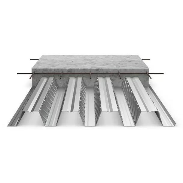 Concrete deck slab - COFRAPLUS® 60 - ARCELORMITTAL Long - steel