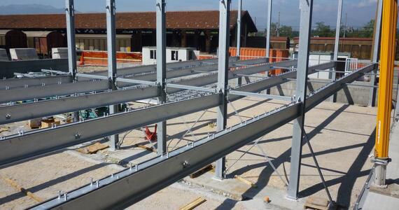 Steel beam - ARCELORMITTAL Long - U-shaped / for flooring